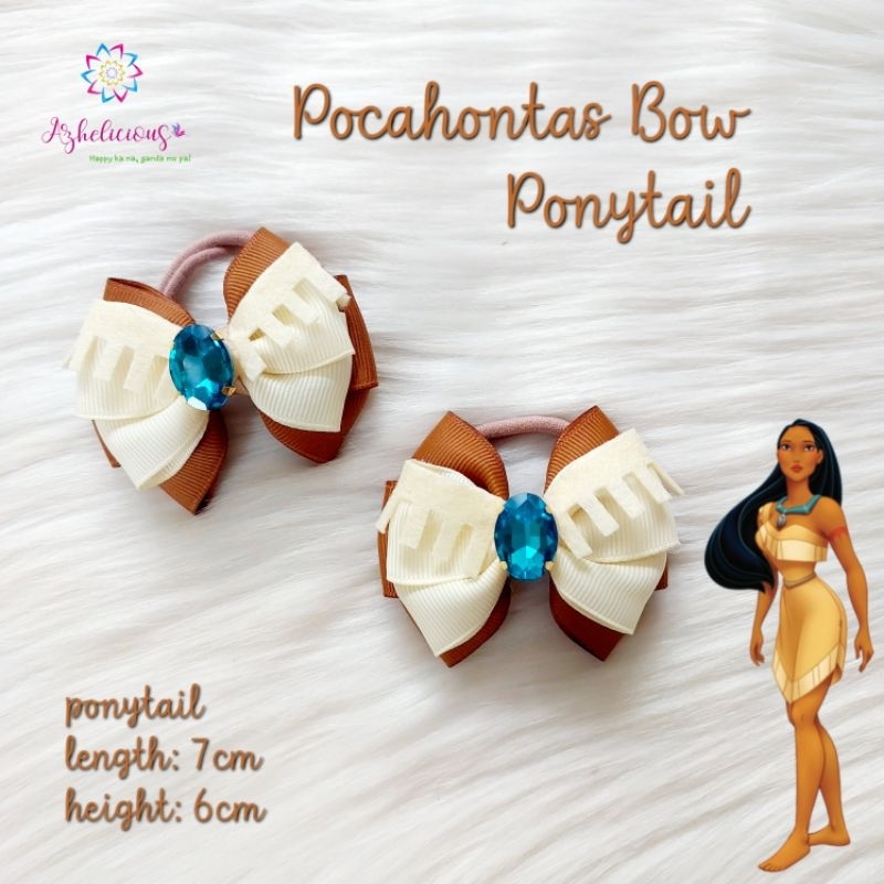 Pocahontas Bow Disney Princess ponytail pair | Shopee Philippines