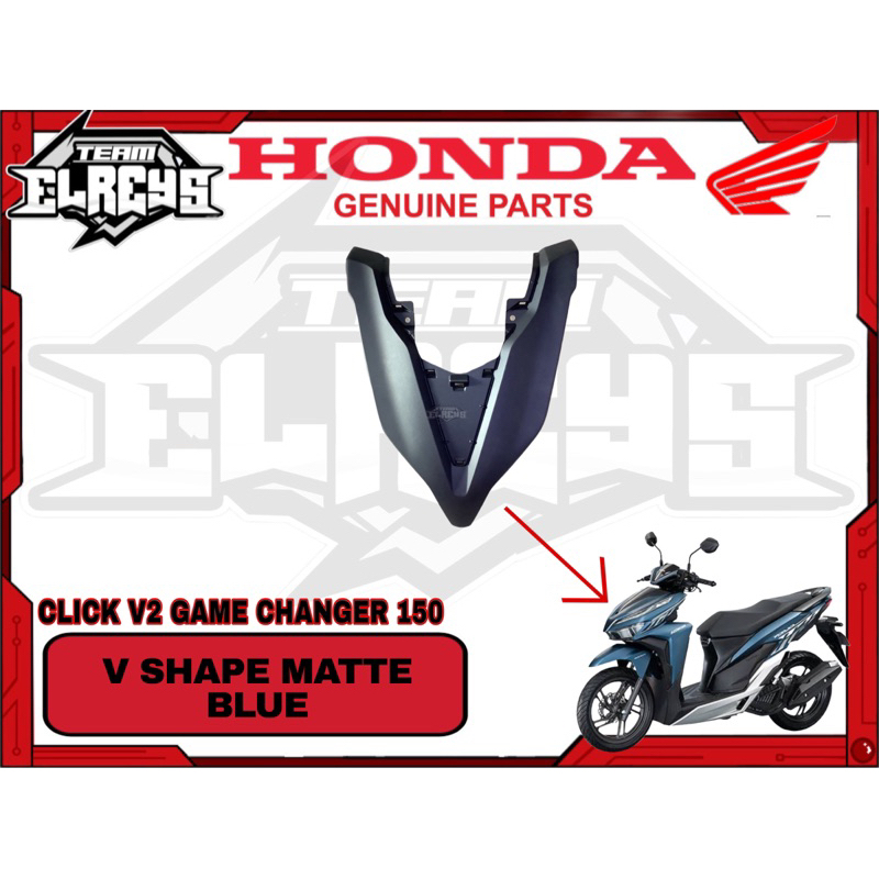 FRONT V-SHAPE FOR CLICK V2 150 MATTBLUE | Shopee Philippines