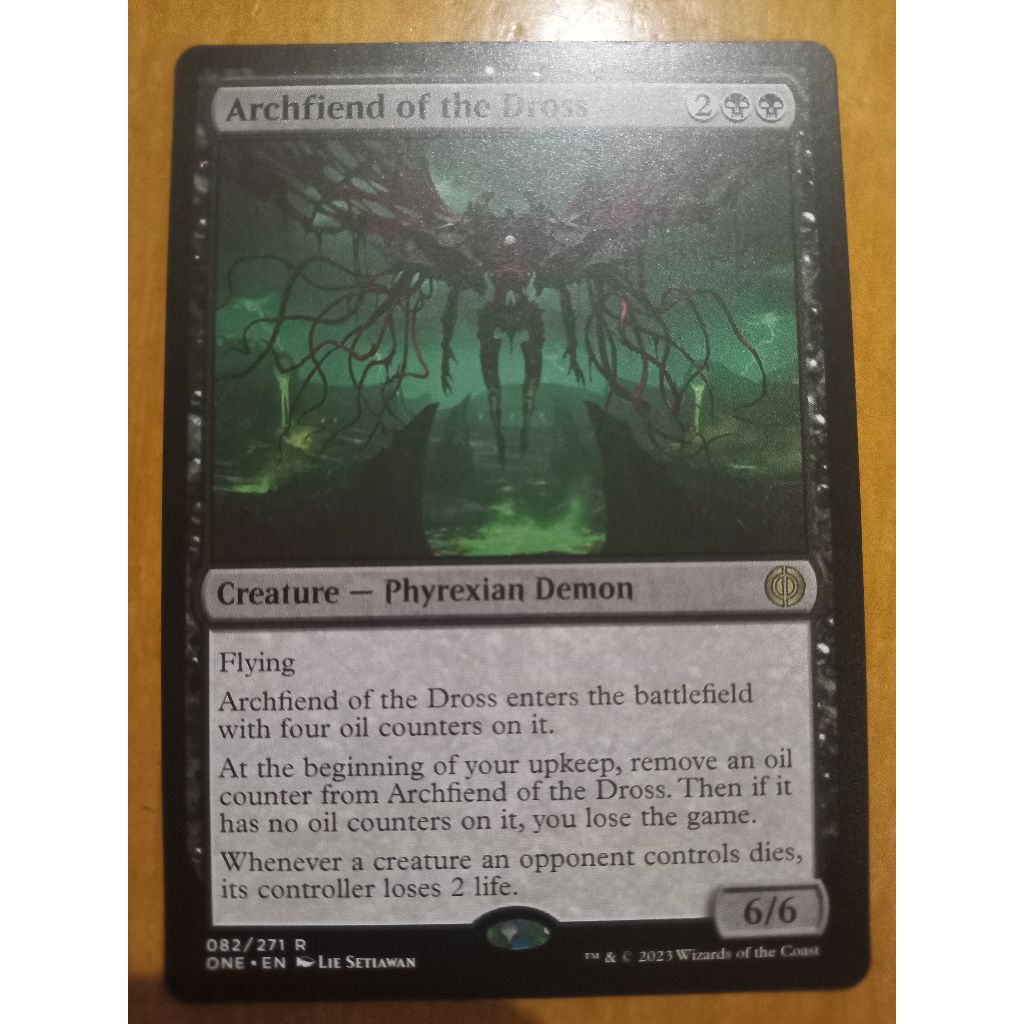 MTG Archfiend of the Dross Rare Phyrexia All Will Be One ONE Magic: the ...