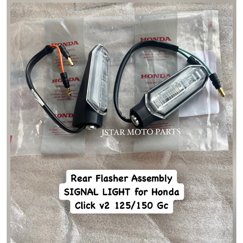 Rear Flasher Assembly SIGNAL LIGHT for Honda Click v2 125/150 Gc ...