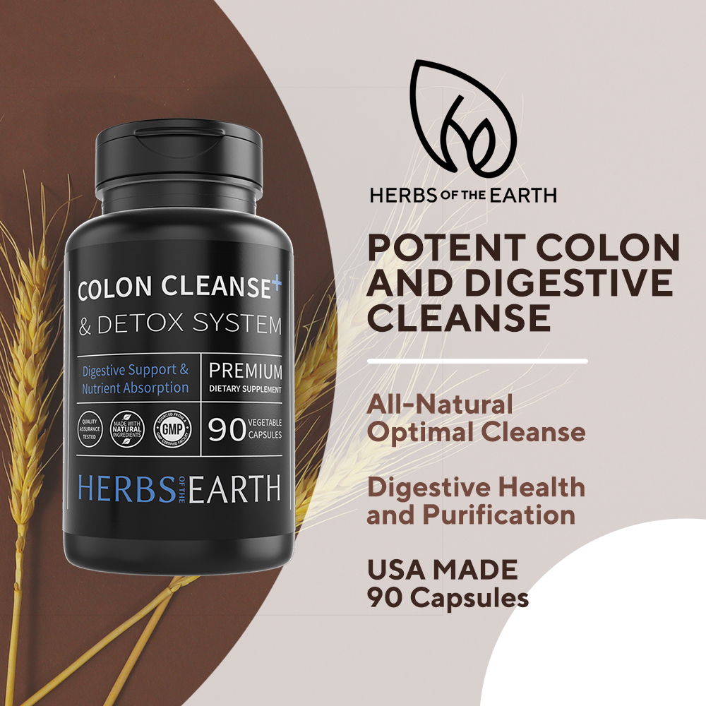 COLON CLEANSE+ Detox System w/ PROBIOTICS Digestive and Colon Support ...