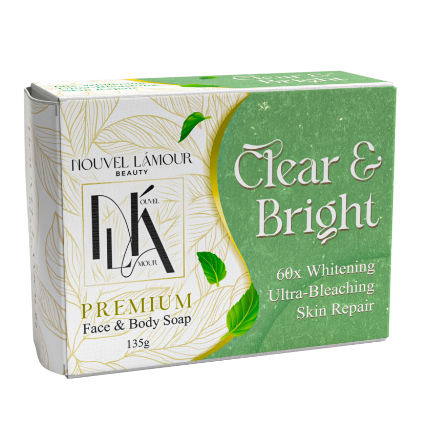 GREEN/PINK CLEAR & BRIGHT 60X Whitening and Bleaching 135g NOUVEL LAMOUR | Shopee Philippines