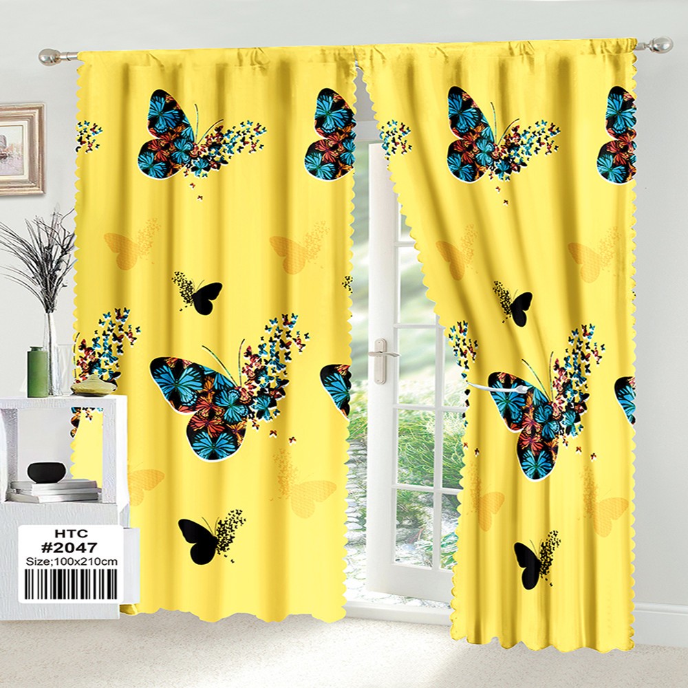 98K New Design 100x210CM Curtain For Window Kurtina Door Curtain Lace ...