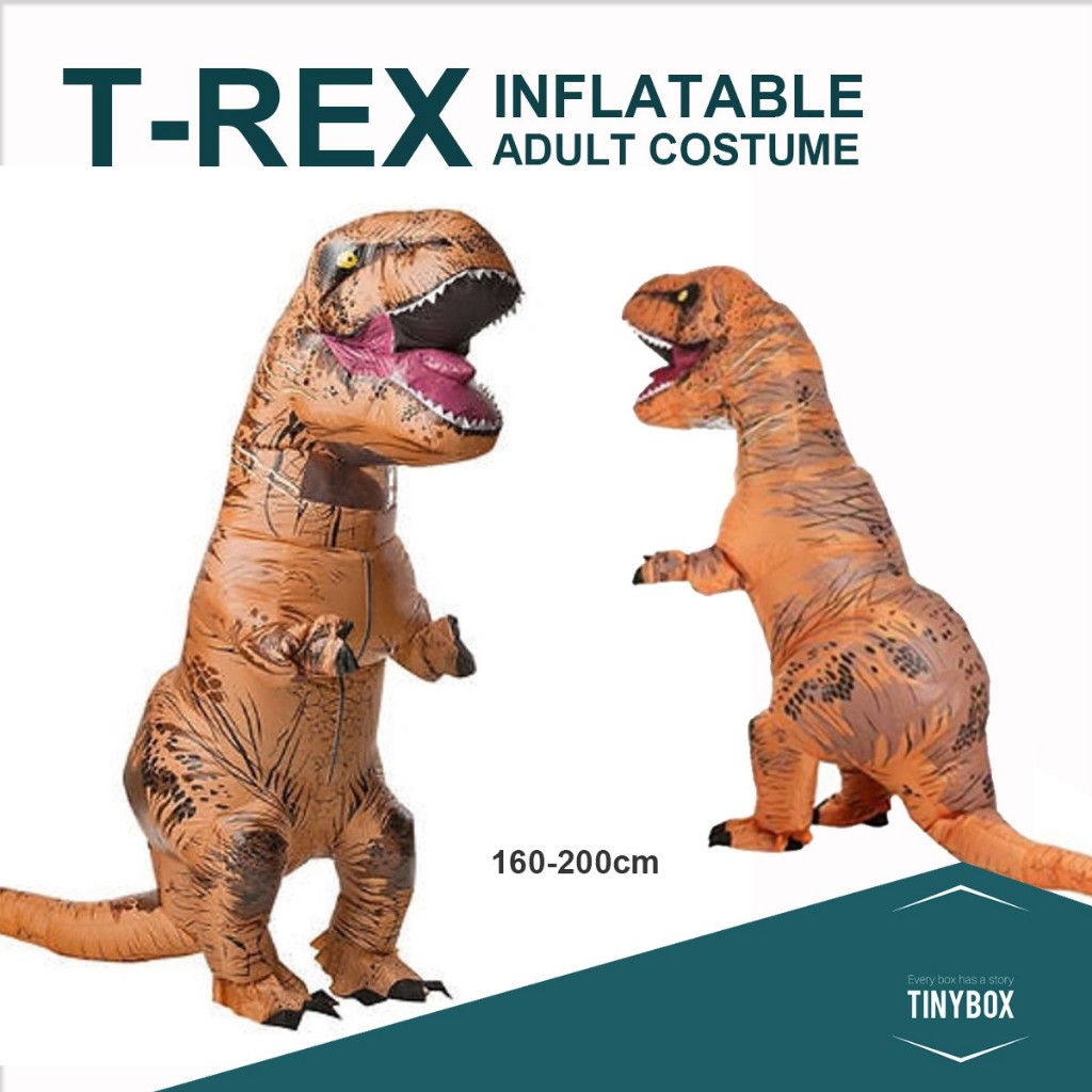 Tinybox Inflatable T Rex Dinosaur Costume For Mens Unisex Costume Party