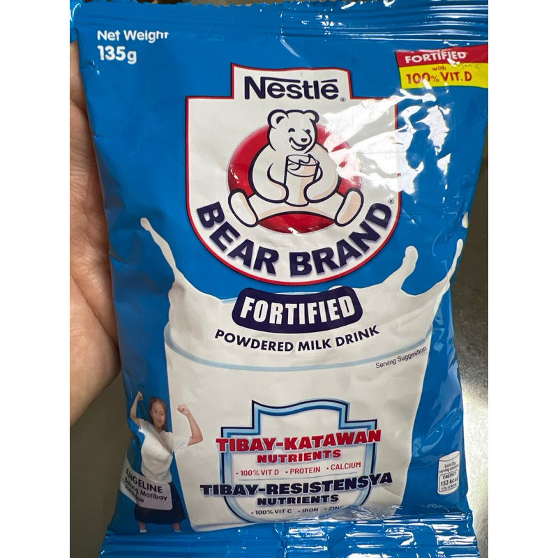 Bear Brand Fortified Powdered Milk Drink 135g | Shopee Philippines