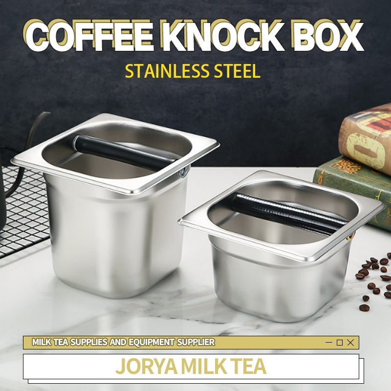Stainless Steel Coffee Espresso Coffee Knock Box With Removable Knock ...
