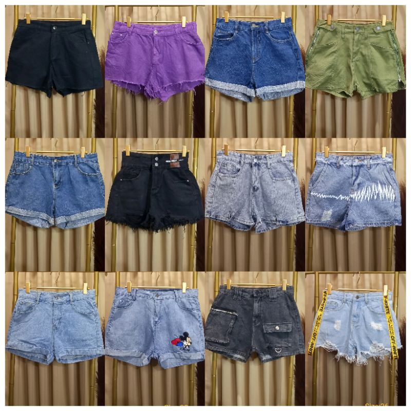 VIP Highwaisted Korean Denim Shorts #2674 | Shopee Philippines