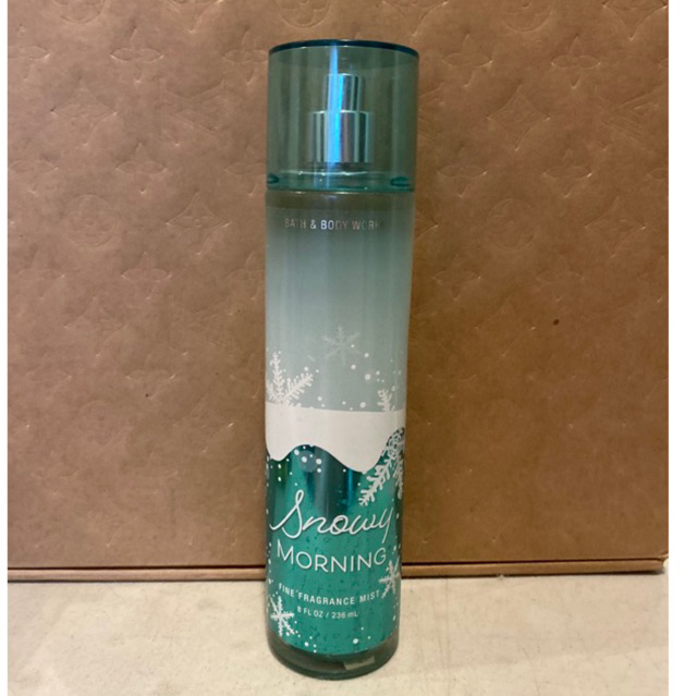 Bath & Body Works | Rare | Snowy Morning | Fine Fragrance Mist | Shopee ...