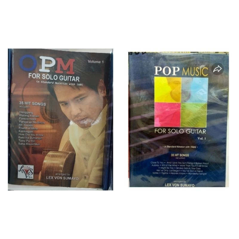OPM For Solo Guitar Softcover ,Pop Music For Solo Guitar | Shopee ...