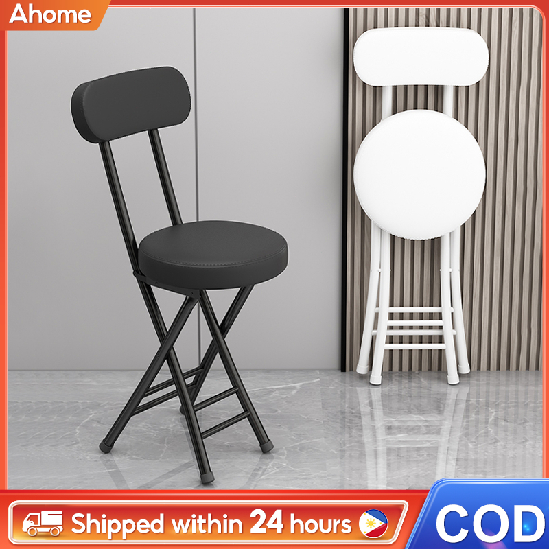 Folding Chair Backrest Chair Dining Chair Home Chair Stool Foldable ...