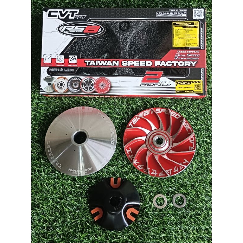 RS8 TARAGSIT PULLEY SET AEROX V1 V2/NMAX V1 V2 | Shopee Philippines