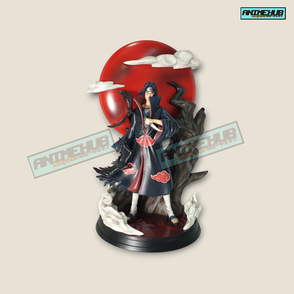 GK SWS Knock Off Naruto Itachi Uchiha Moon Statue with LED | Shopee ...