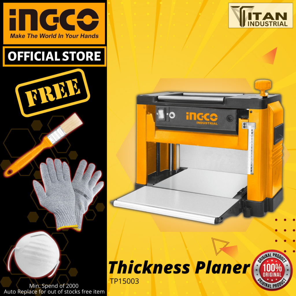 INGCO Thickness Planer TP 15003 • Tm ss | Shopee Philippines