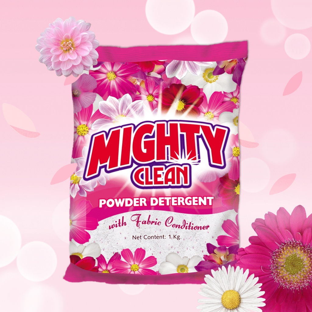 Mighty Clean Detergent Powder Floral Blossom - Powder (Pink) - 1 kilo ...