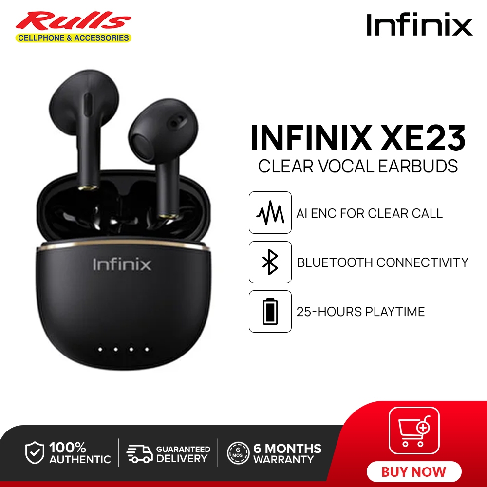 Infinix XE23 Earbuds | Bluetooh 5.3 | Low Lantecy Game Mode | 13mm ...