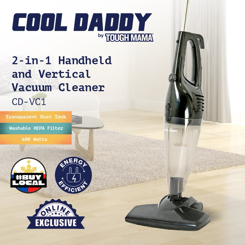 Cool Daddy by Tough Mama CD-VC1 Vacuum Cleaner Handheld and Vertical ...