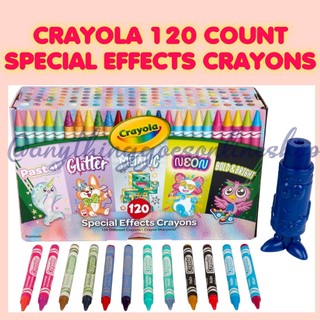 Crayola Crayons in Specialty Colors (120ct) Pastel, Glitter, Metallic ...