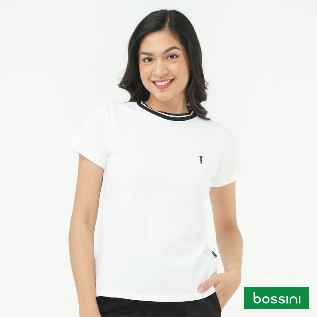 Bossini Ladies Pique Short Sleeves Blouse OGT12-0116 | Shopee Philippines