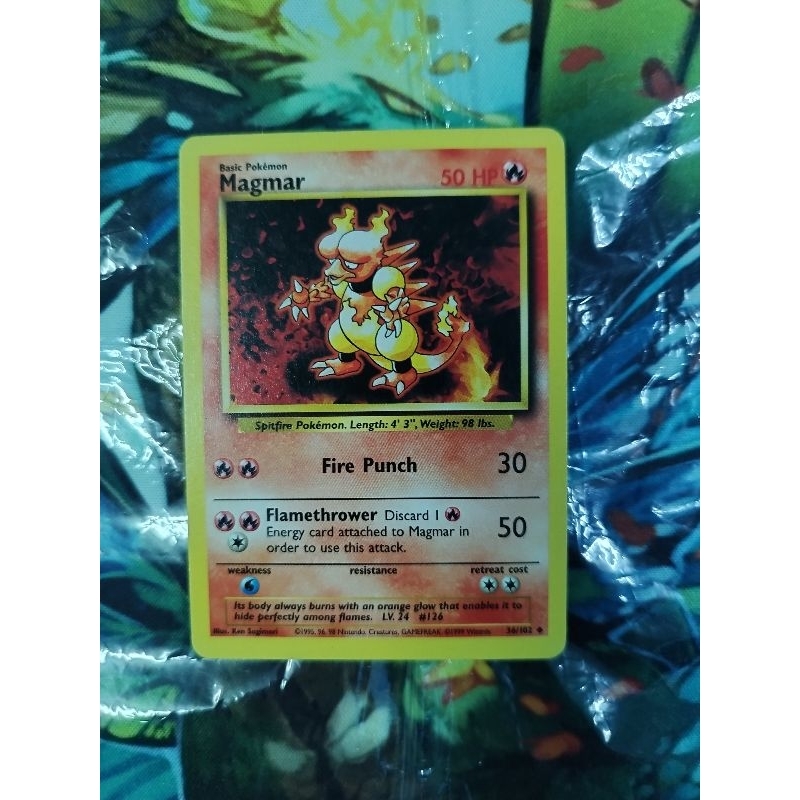 Pokemon TCG Magmar Base | Shopee Philippines