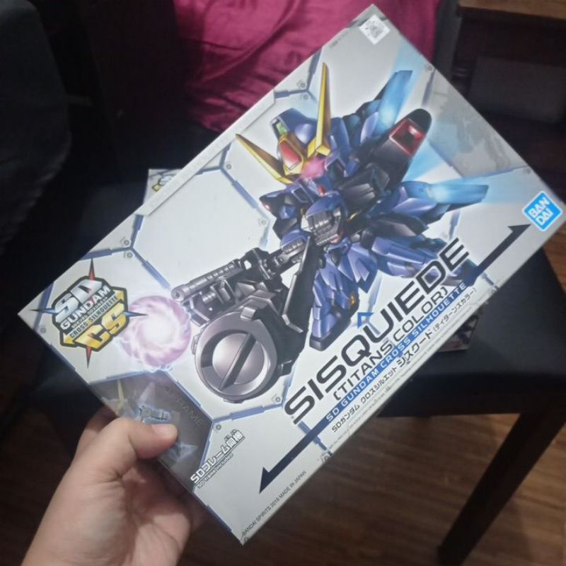 Bandai SD CS Sisquiede Gundam mecha robot model kit toys laruan action ...