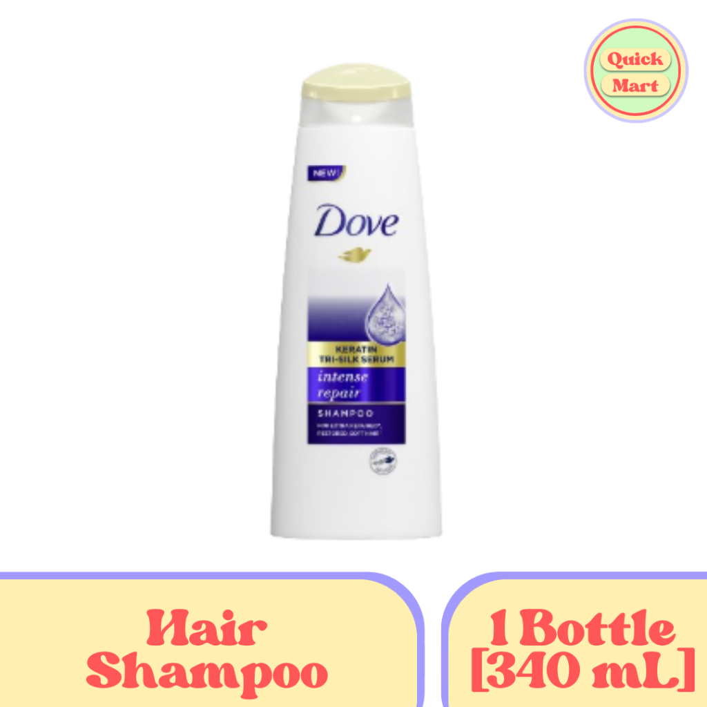 Dove Tri-Silk Serum Intense Repair Hair Shampoo 340mL (1 Bottle ...