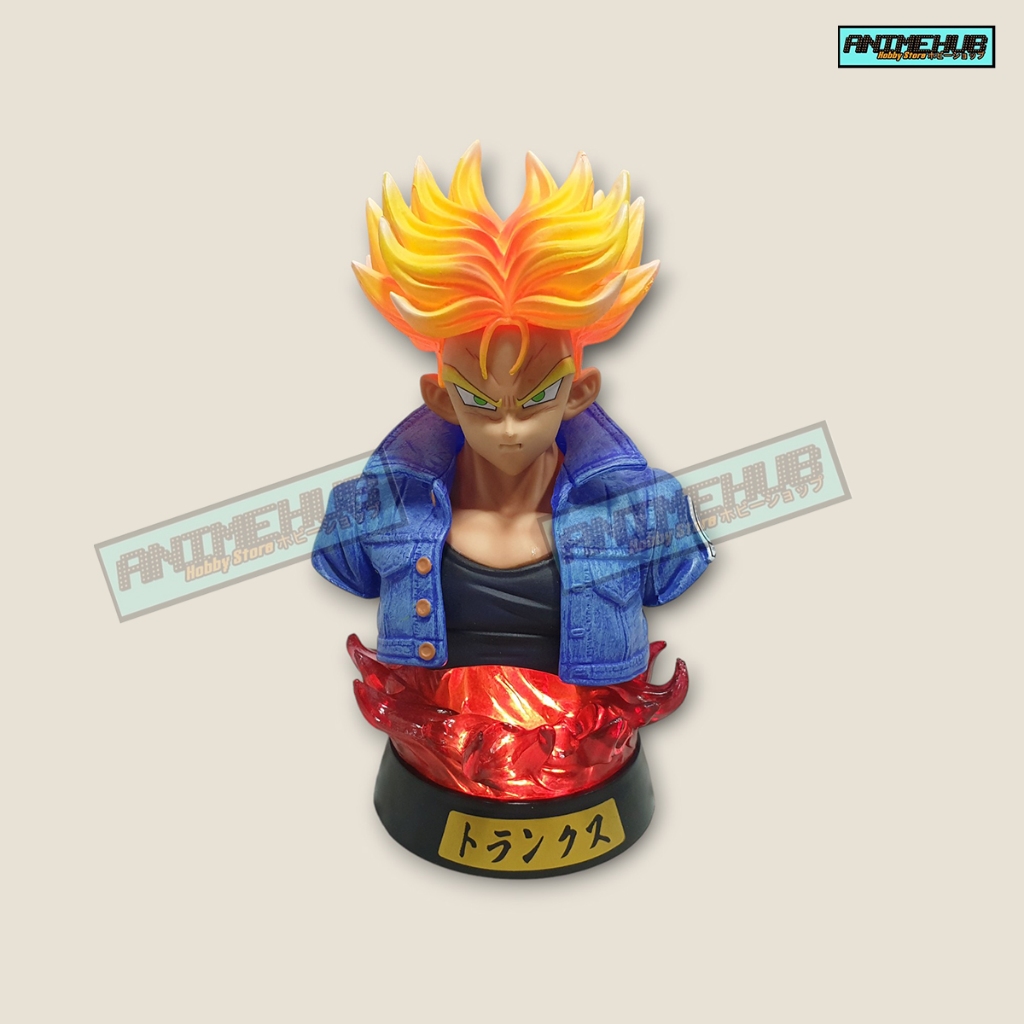 Dragon Ball Super Saiyan Trunks Head Bust w/LED GK Knock Off | Shopee ...