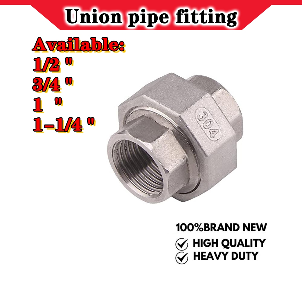 Stainless Union Patente Coupling Female Thread Union Pipe Fitting ...