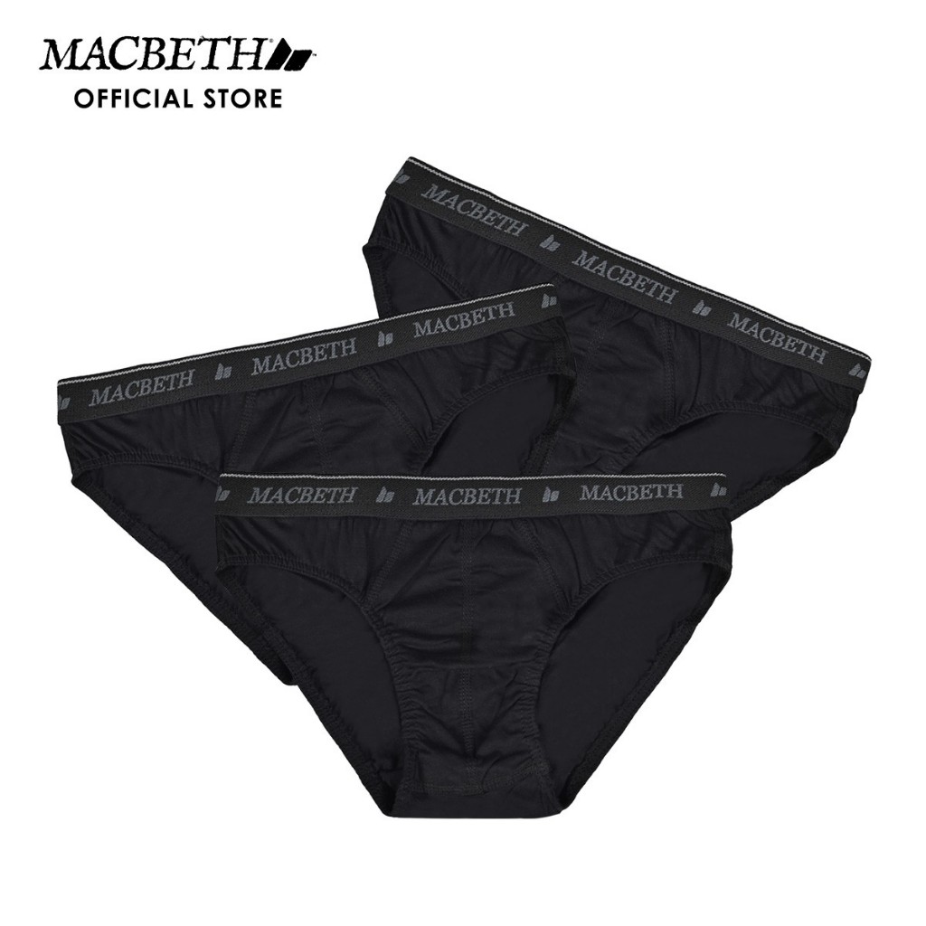 Macbeth Men's Underwear - HIPSTER BRIEF 3in1 Pack ( M7PJ ) | Shopee ...