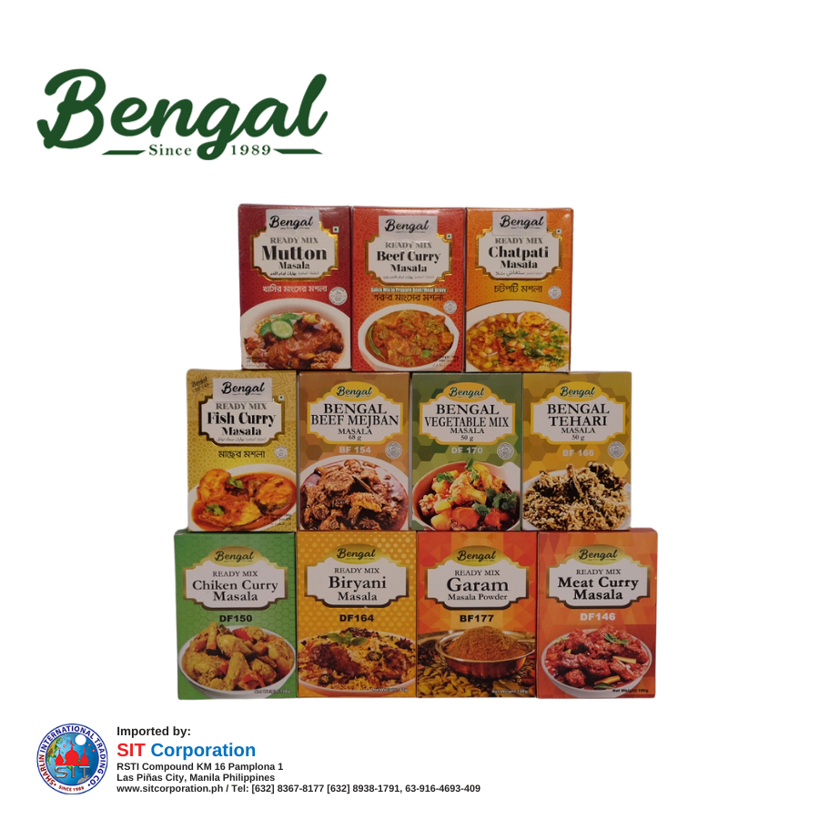 Bengal Curry Mix (Biryani Mix, Chicken/Beef/Mutton/Fish/Vegetable ...