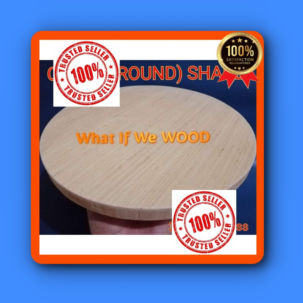 Circle / Round Plyboard - ( 11" / 12" / 13" / 14" / 15") | Shopee ...