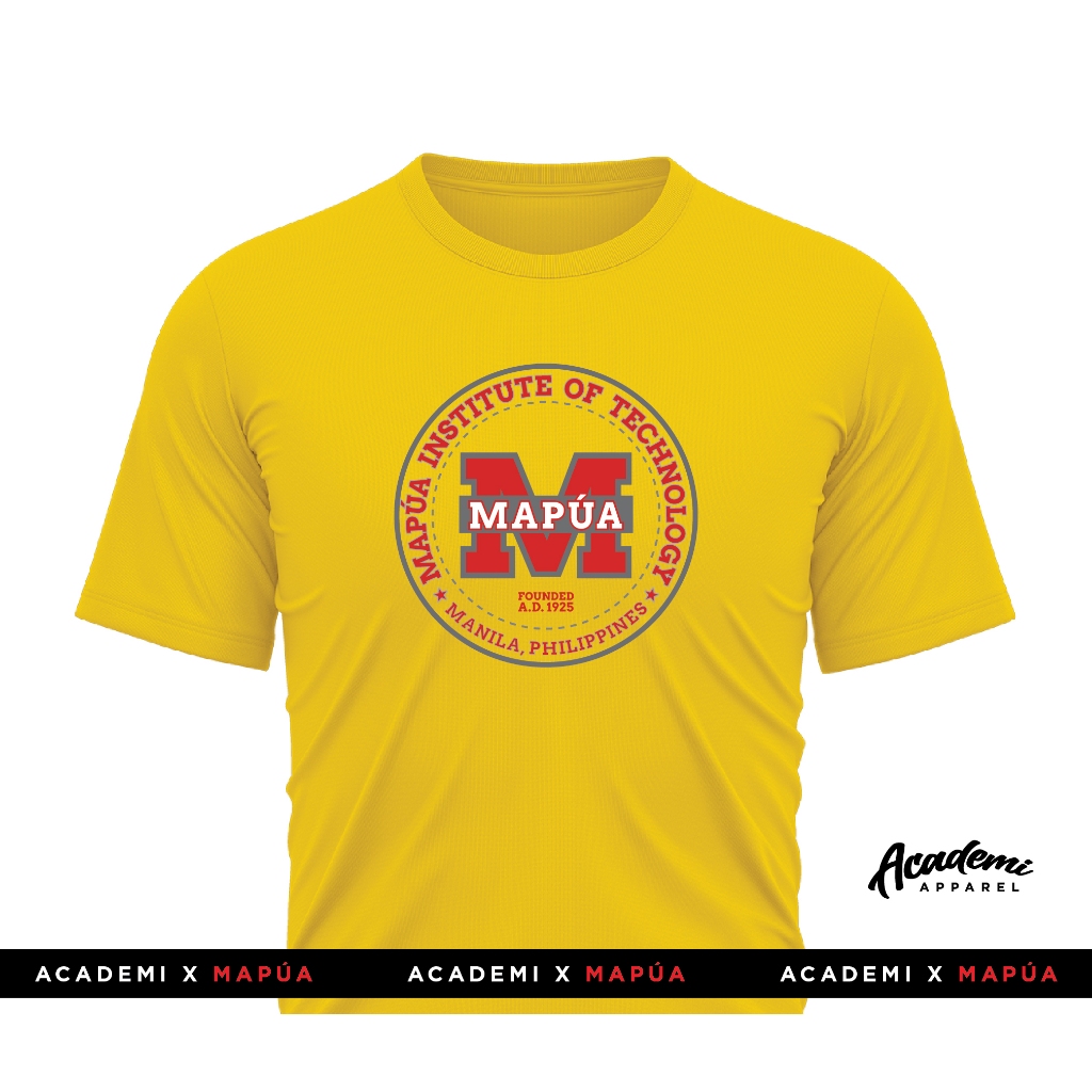"MAPUA SEAL" T-shirt/Mapua University Shirt/Unisex/Cotton & Dri-fit ...