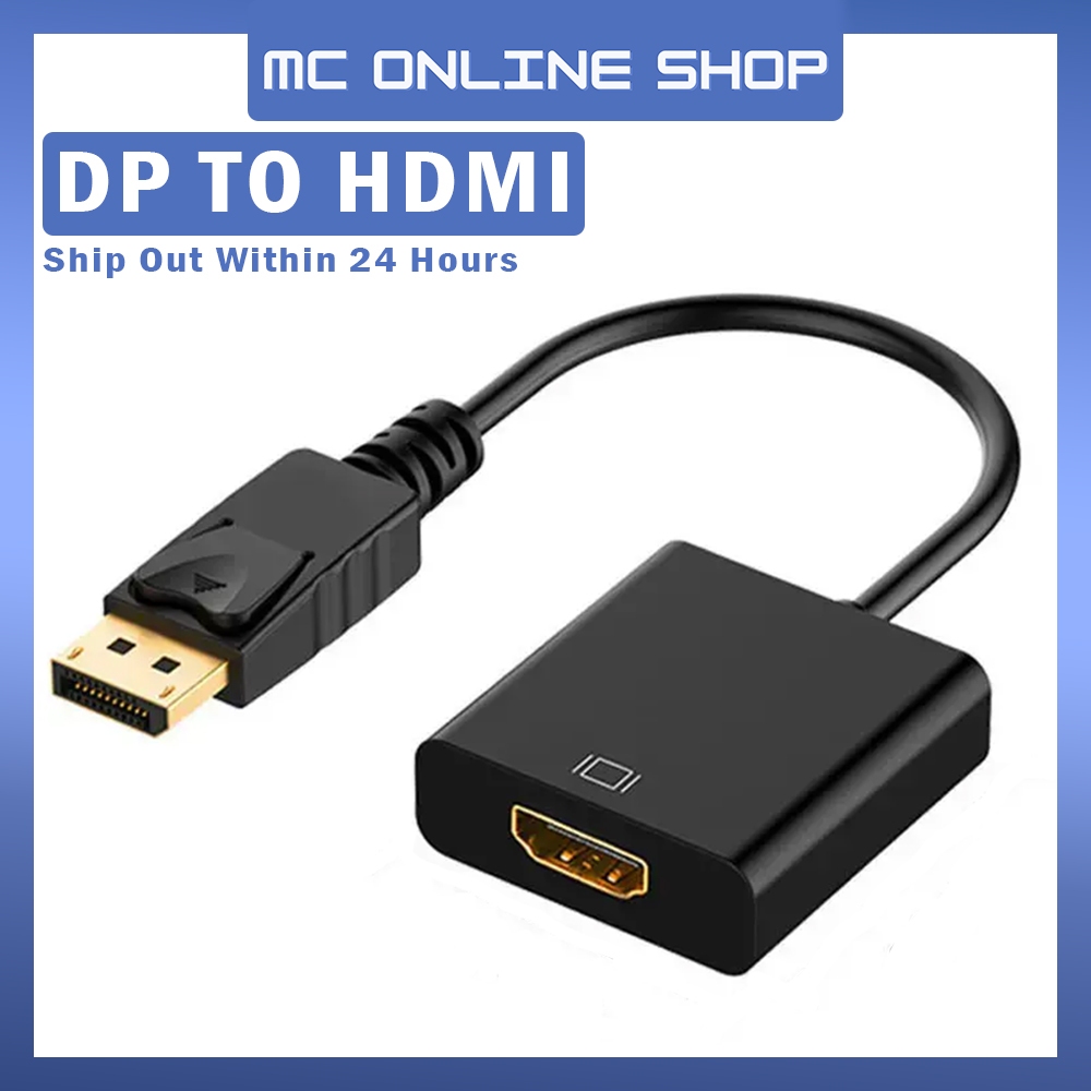 Cable Adapter Converters HDMI DVI VGA DP Display Port Male To Female ...