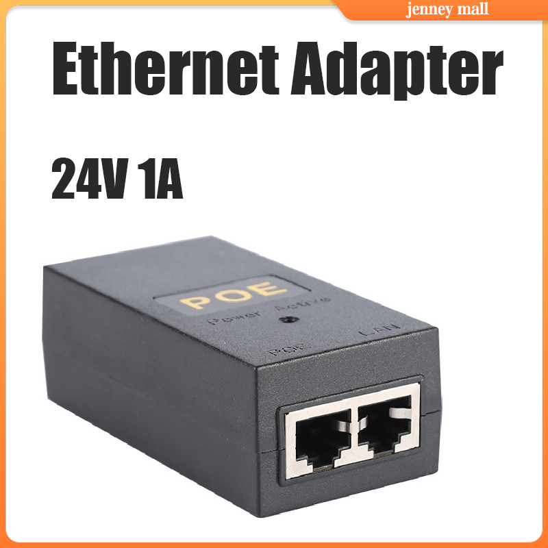 24V 1A POE Power Injector Ethernet Adapter Desktop POE Splitter Power ...