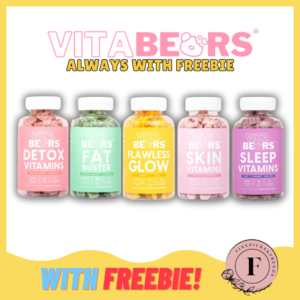 VITABEARS CHEWABLE VITAMINS - Flawless Glow | Fat Buster | Skin ...