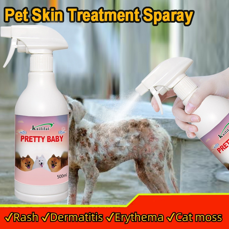 500ML Pet Anti Fungal Spray Pet Skin Treatment Pet Skin Disease ...