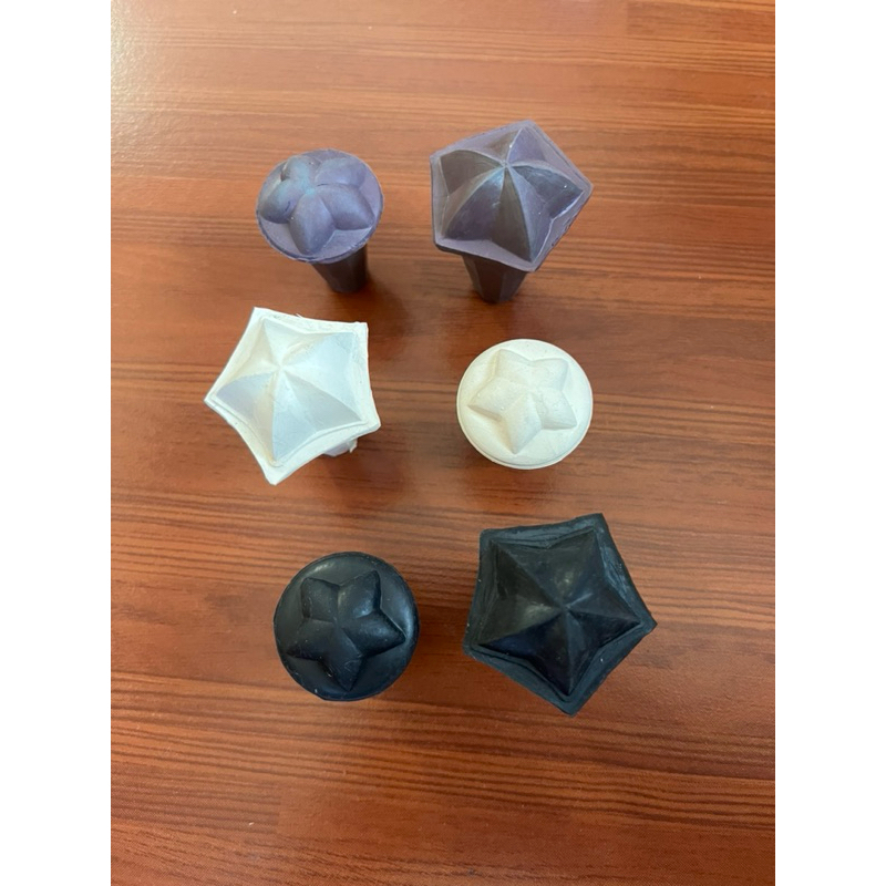 ORIGINAL STAR BATON ULTRA THIN FOR MAJORETTE TWIRL RUBBER AND WITH ...