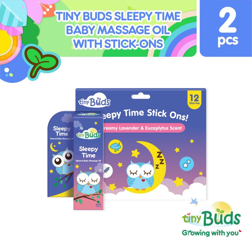 Tiny Buds Sleepy Time Oil with FREE Sleepy Time Stick ons | Shopee ...