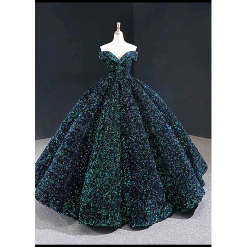 Umbrella gown Jody Design .. perfect for debut, SAGALA at iba pa ...