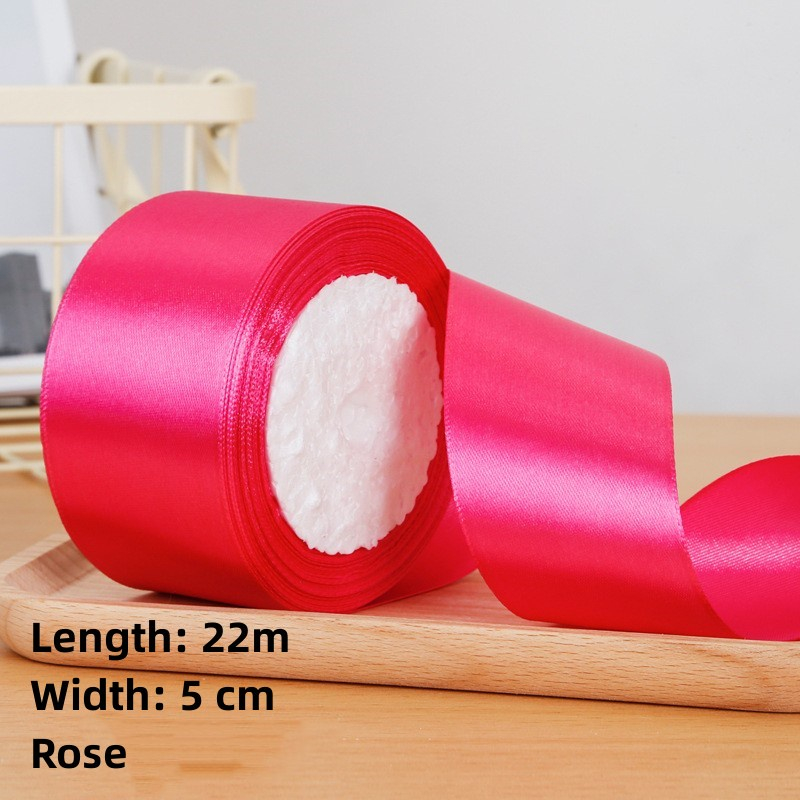 5cm 25Yards/Roll ribbon, satin ribbon, decorative ribbon, gift ...