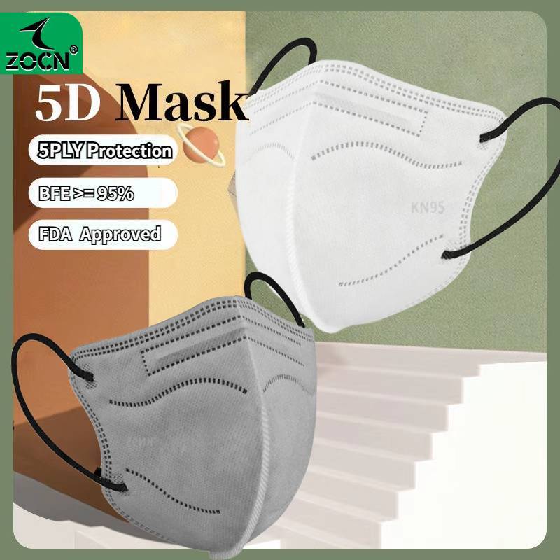 10Pcs Kn95 5D Facemask Upgrade 5D Mask Facemask On Mask Korea High ...