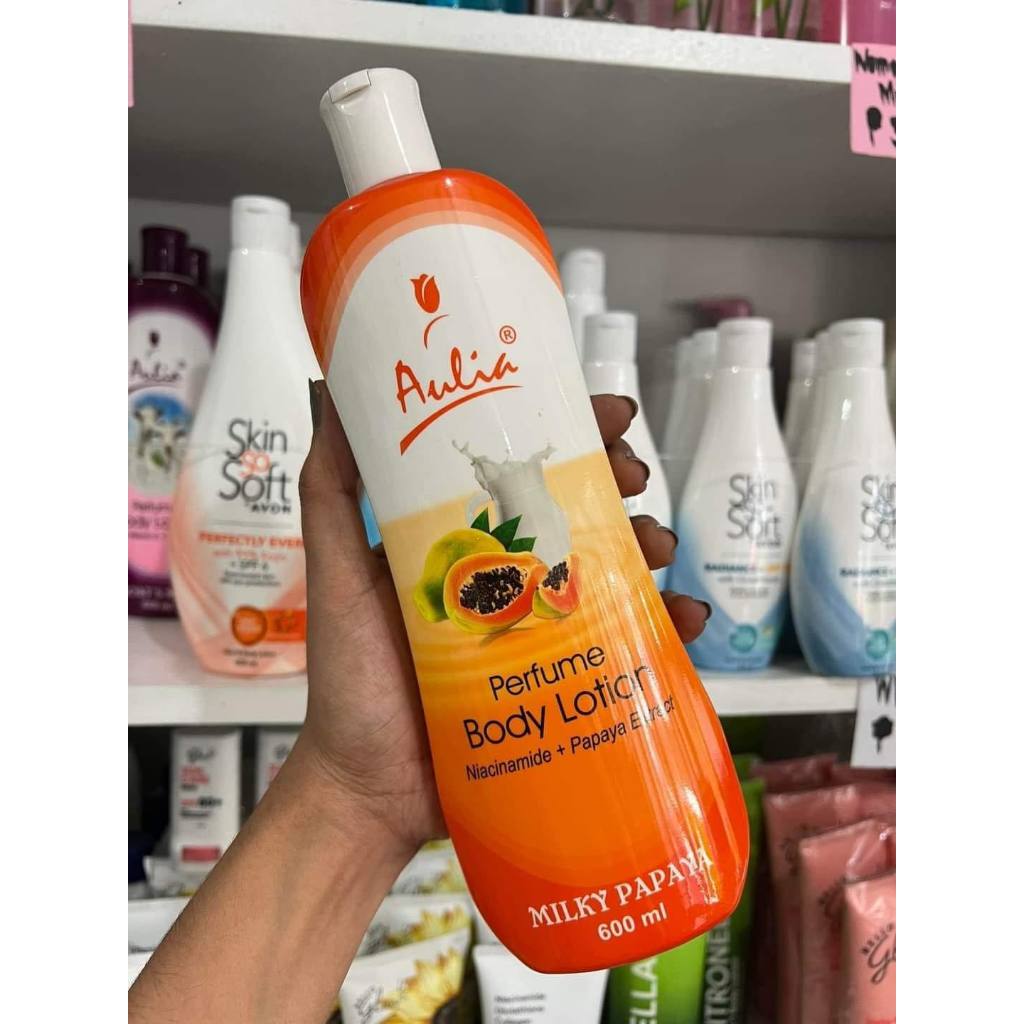 EB AULIA PERFUME BODY LOTION 600ml (Milky Papaya) | Shopee Philippines