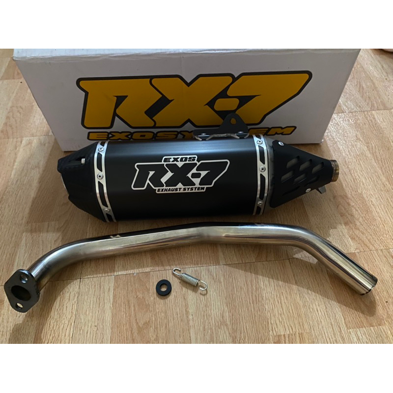 RX-7 EXHAUST SYSTEM FOR NMAX V1/V2 AEROX V1 /PCX 160i/ BEAT FI/CARB /CLICK 150i Gc /ADV 160 ...