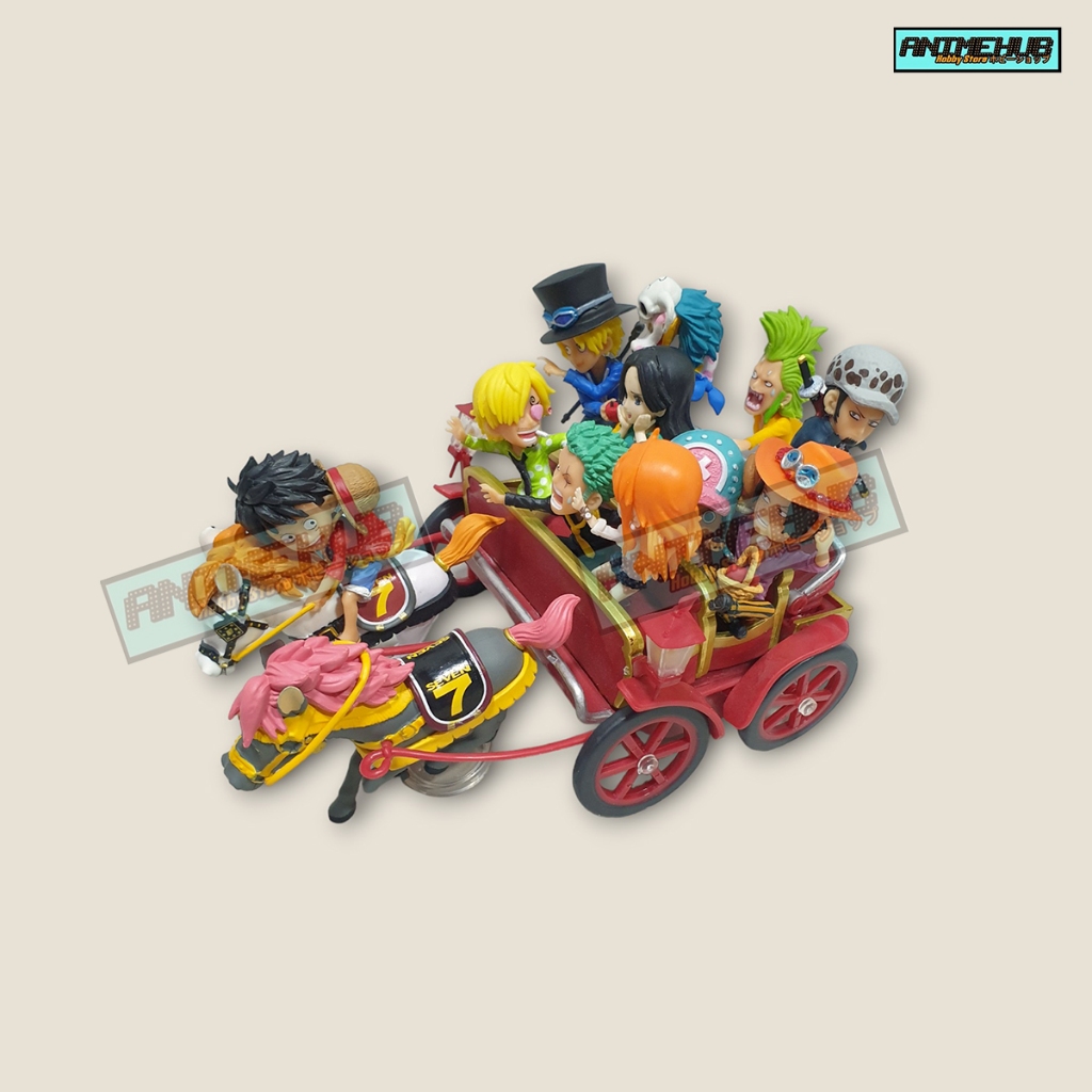 One Piece WCF Straw Hat Pirates 20th Anniversary Red Banpresto Knock ...