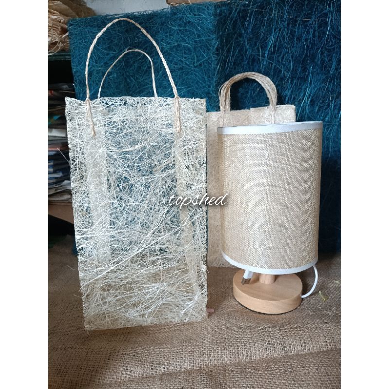 Abaca bag 6x6x11,Sinamay bag 6x6x11, Gift bags, bags for lamp, native ...