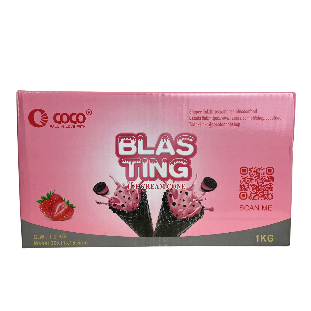 COCO Blast Cone Chocolate Crunch Cone - 1kg | Shopee Philippines
