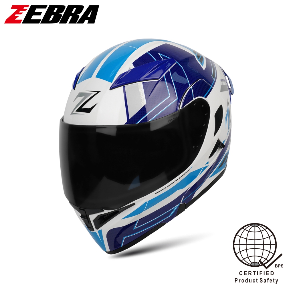 ZEBRA FF805 Plus Aperture Modular Helmet Dual Visor Motorcycle | Shopee ...