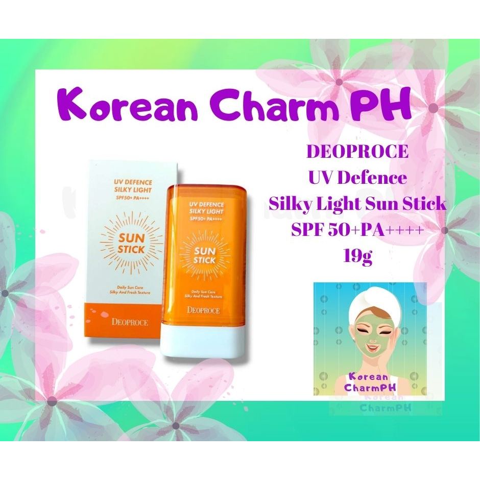 DEOPROCE UV Defence Silky Light Sun Stick SPF50+PA++++19g | Shopee Philippines