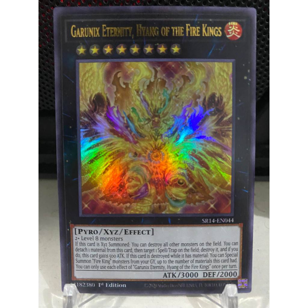 Garunix Eternity, Hyang of the Fire Kings - SR14-EN044 - Ultra Rare 1st ...