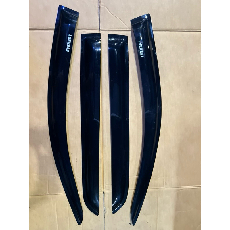 Rain Gutter Rain Guard Window Door Visor for Ford Everest 2015 2016 ...