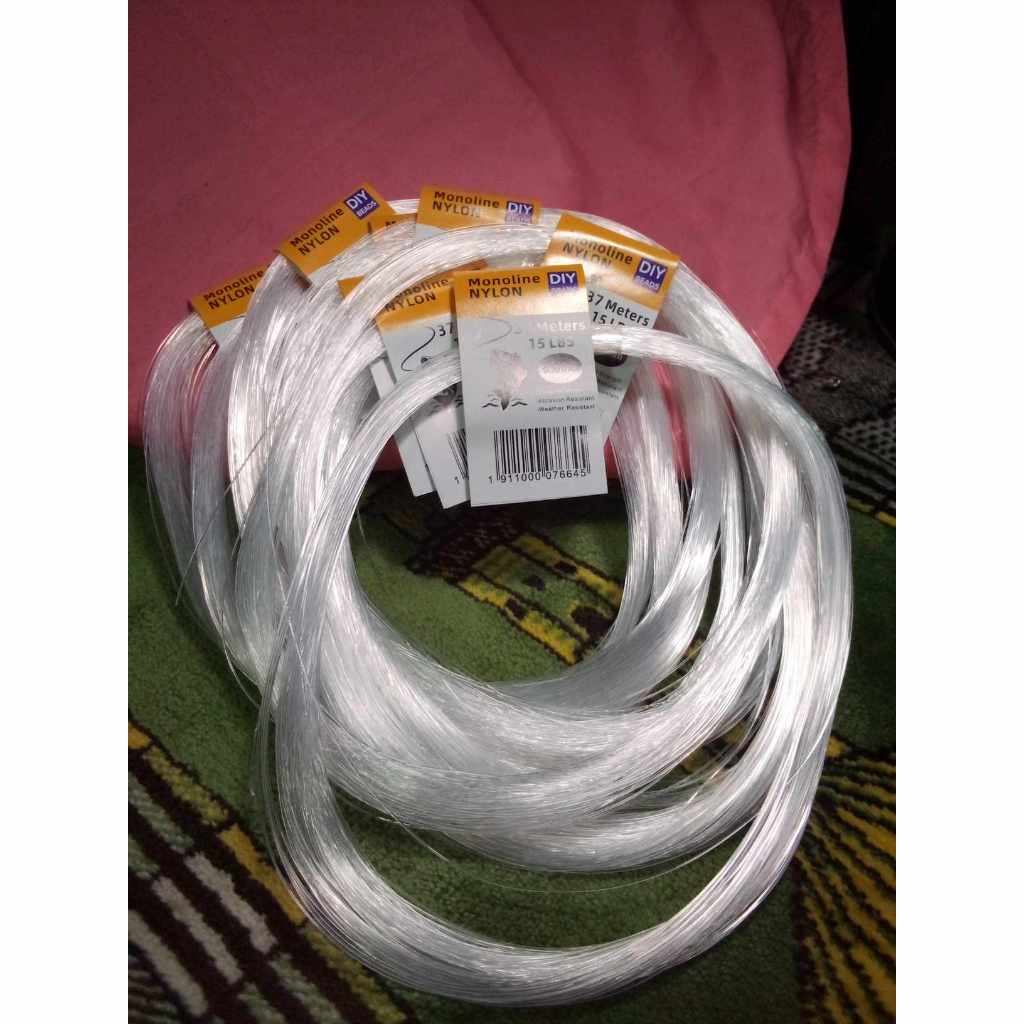 Clear Nylon line, Nylon string and tool for making bracelet | Shopee ...